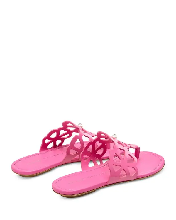 STUART WEITZMAN Jasmine Sandals - Berry Punch