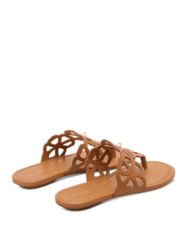 STUART WEITZMAN Jasmine Sandals - Luxe Saddle