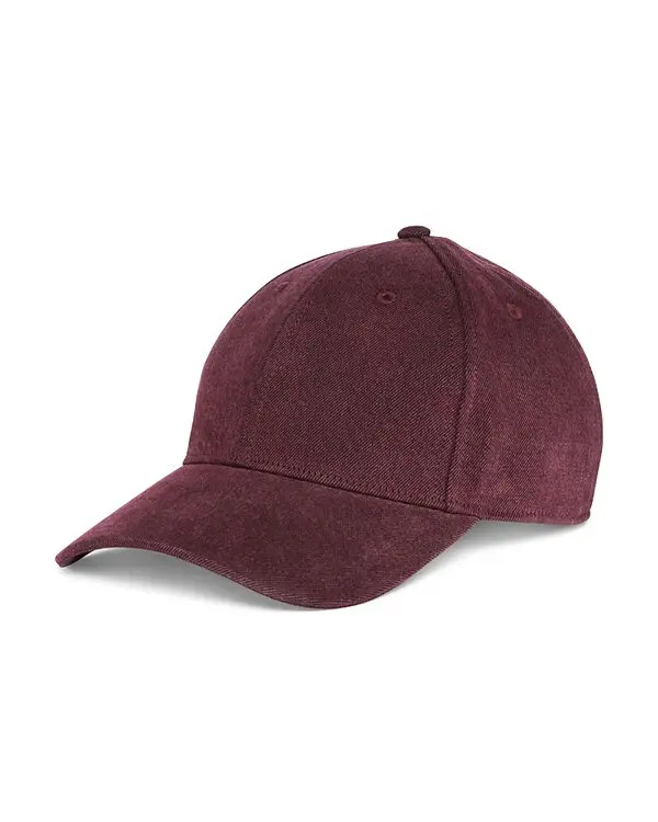 Rag & Bone Harlow Baseball Cap - Maroon