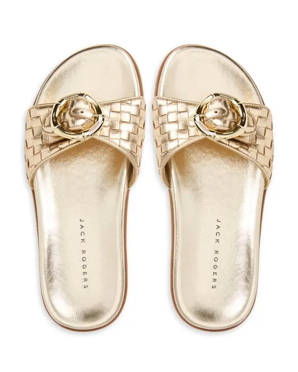 Jack Rogers Essex Slide Sandals - Jacks Platinum