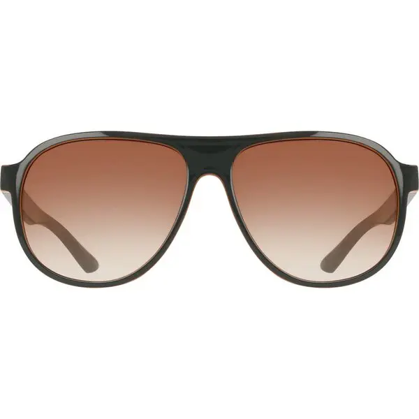 Nike Vintage Icon 59mm Aviator Sunglasses - Sequoia / Brown Gradient