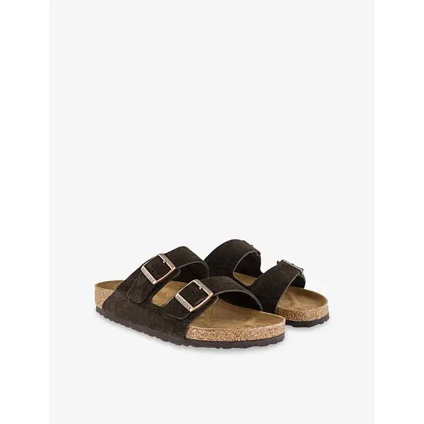 BIRKENSTOCK Arizona Leather Sandals - Suede Mocca