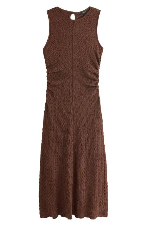 NEXT Crinkle Sleeveless Maxi Dress