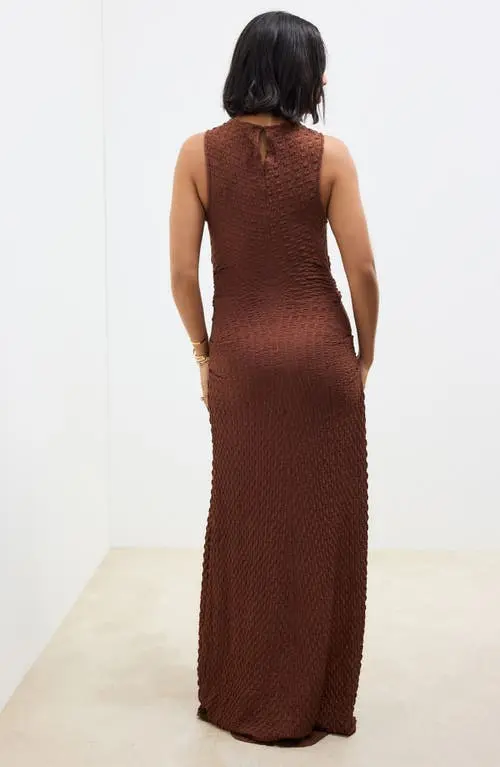 NEXT Crinkle Sleeveless Maxi Dress