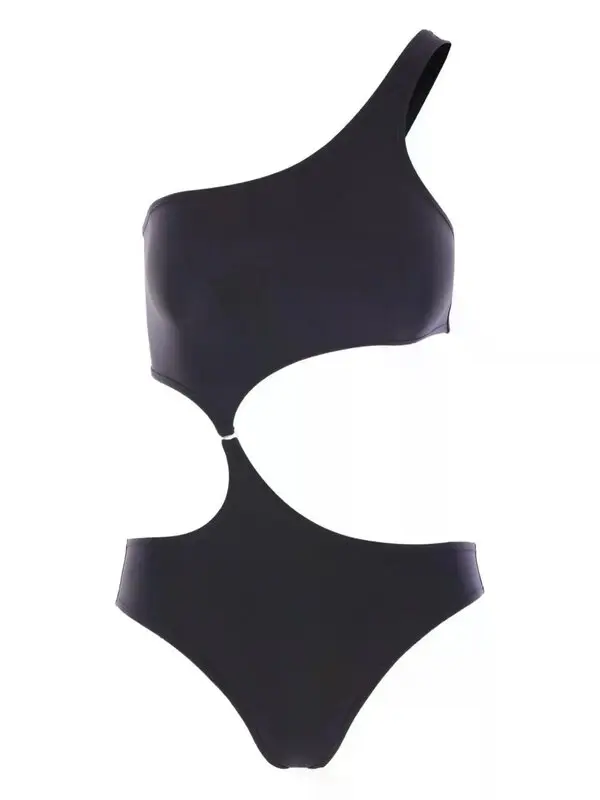NICCOLO PASQUALETTI Asymmetric One-piece Swimsuit - Black