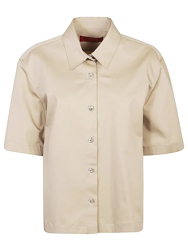THE LATEST Ben Cotton Shirt - Beige