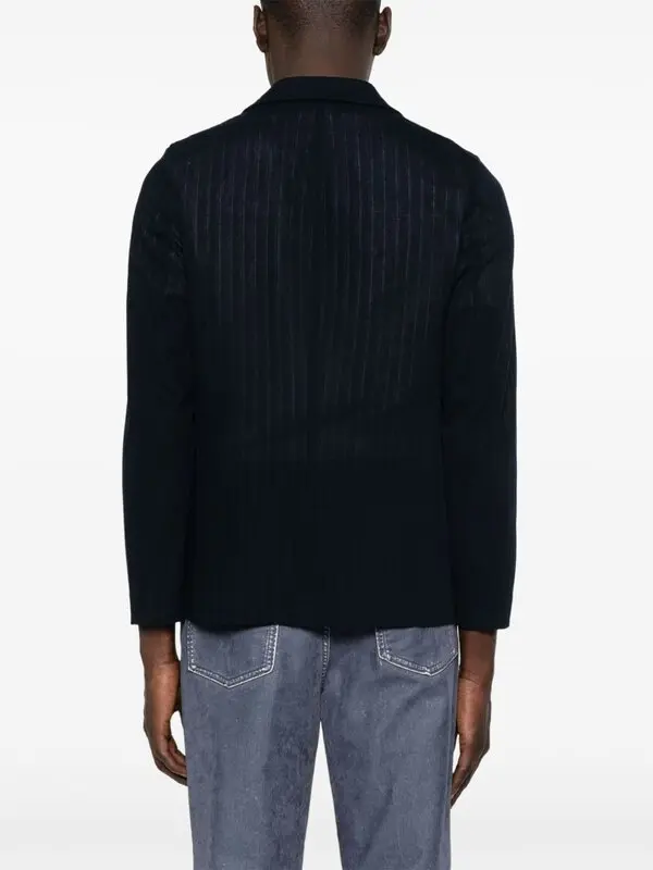 CIRCOLO 1901 Cotton Single Breasted Jacket - Blue