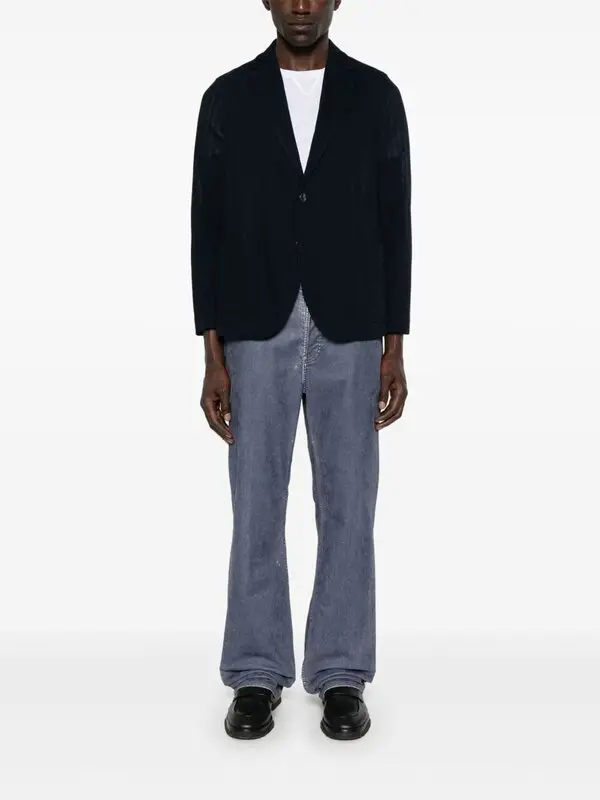CIRCOLO 1901 Cotton Single Breasted Jacket - Blue