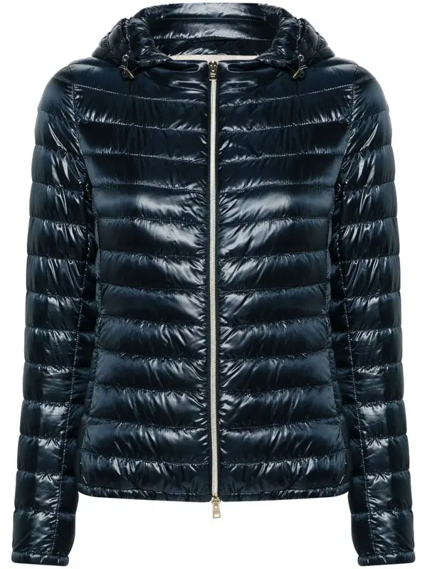 Herno Nylon Short Down Jacket - Blue