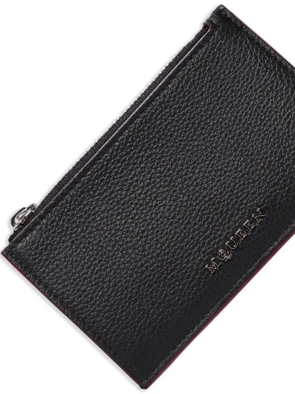 Alexander McQueen Alexander Mc Queen Sling Leather Card Case