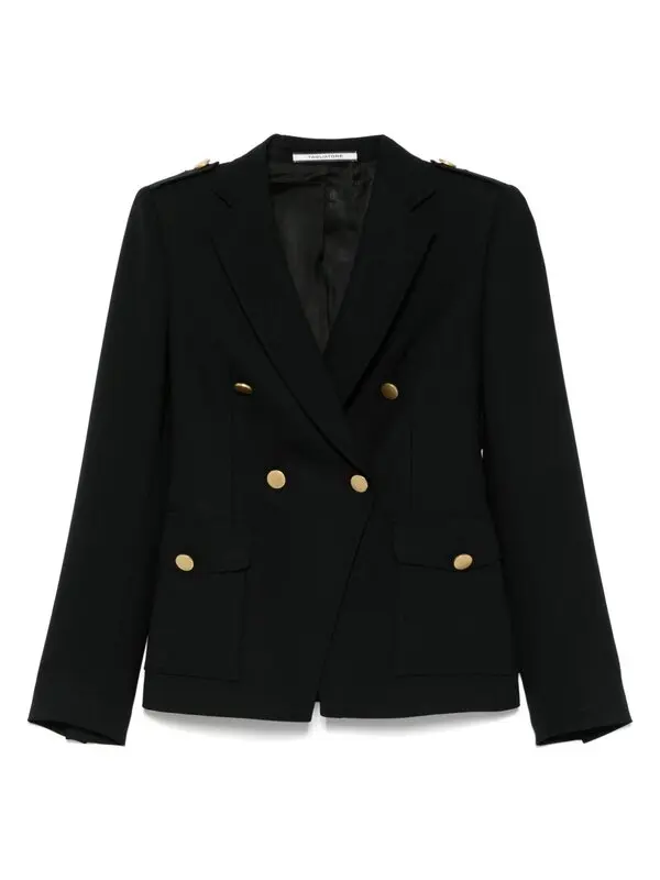 Tagliatore Wool Double-breasted Jacket - Black