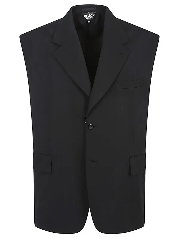 Comme Des Garçons Wool Sleeveless Jacket
