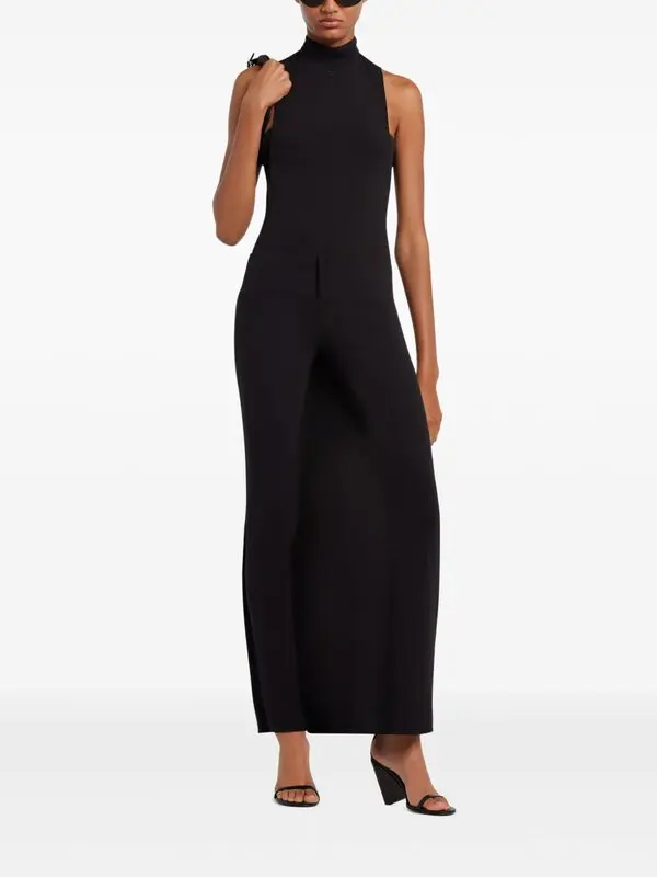 COURREGES Wide Leg Trousers - Black