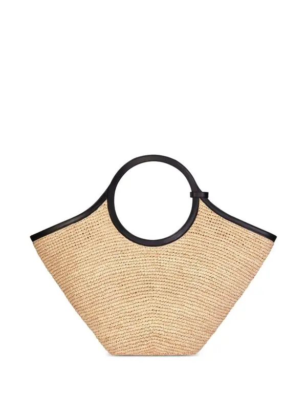COURREGES Max Holy Raffia Tote Bag - Beige