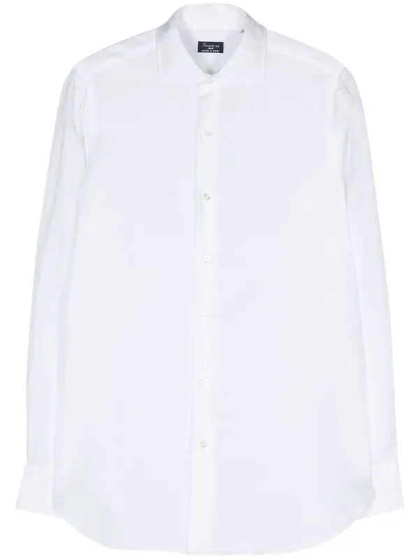 FINAMORE 1925 Napoli Cotton Shirt - White