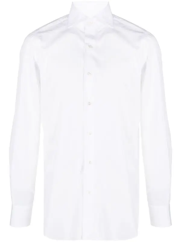 FINAMORE 1925 Napoli Cotton Shirt - White