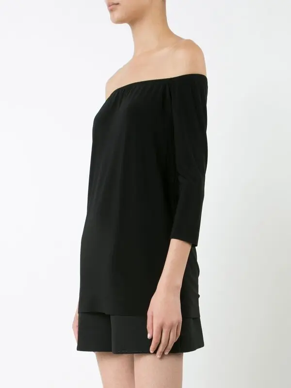 Norma Kamali Off-shoulder Jersey Top