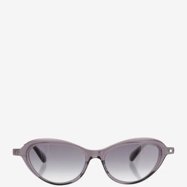 Carven Acetate Oval Sunglasses - Dove Grey