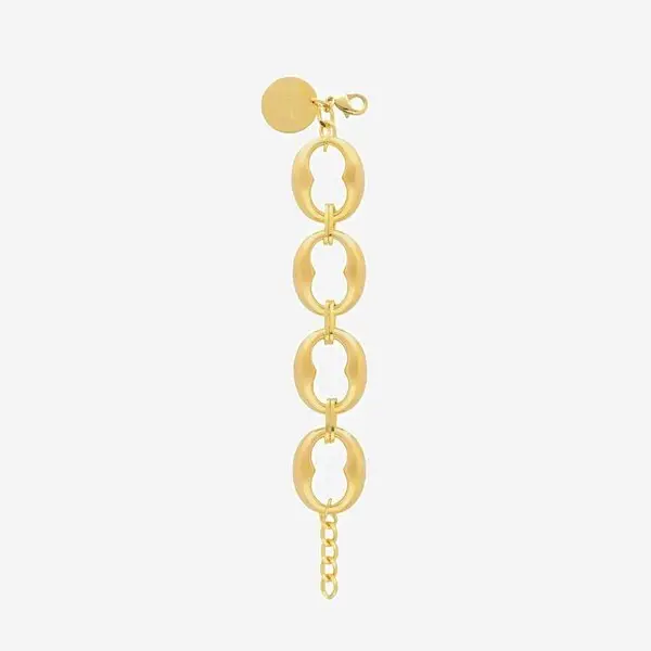 VANESSA BARONI Turtle Charm Bracelet - Golden