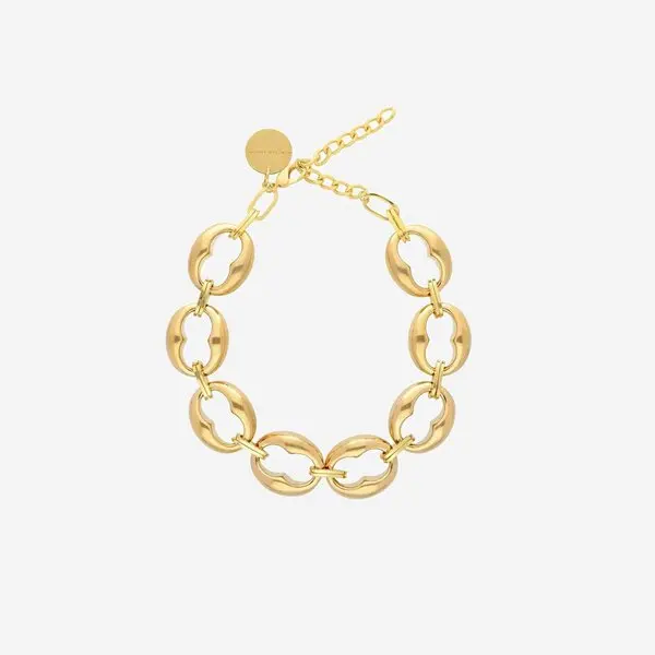 VANESSA BARONI Turtle Chain Necklace - Golden