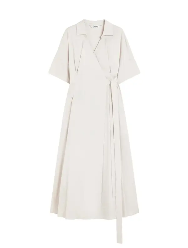 adrianna papell beaded chiffon dress Max Mara Beige Cotton Midi Dress