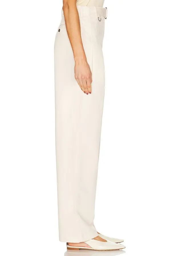 Burberry High Waisted Pleated Trousers