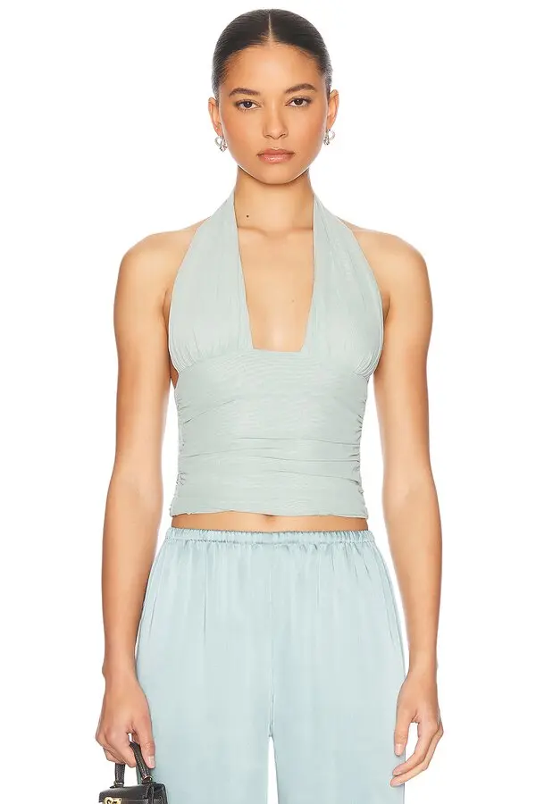 SEROYA Bimini Halter Top - Frosted Sea