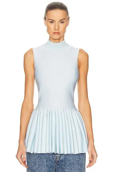 Alaïa Godet Top