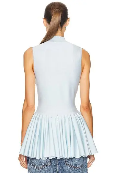 Alaïa Godet Top