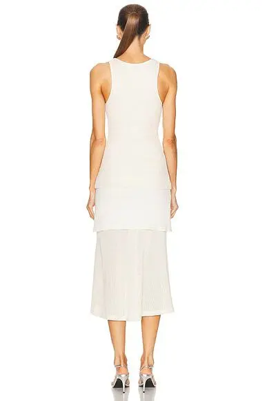 WALES BONNER Serenity Dress - Ivory