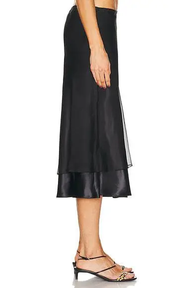 Khaite Monina Skirt - Black