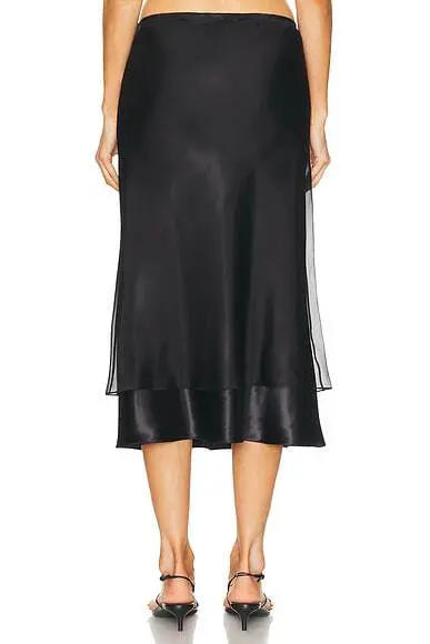 Khaite Monina Skirt - Black