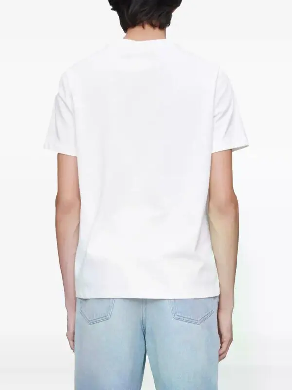 A.p.c. Logo Print Crewneck T-shirt - White