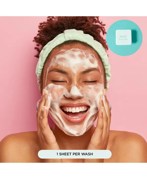 NIGHT Mess Free Face Wash Sheets