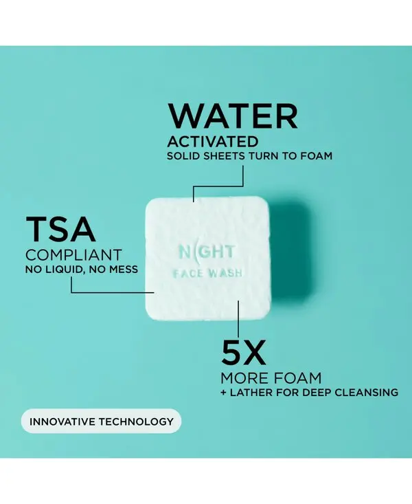 NIGHT Mess Free Face Wash Sheets