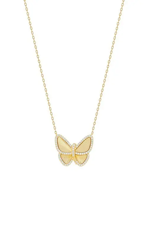 Bony Levy Icon Pavé Diamond Butterfly Pendant Necklace - 18k Yellow Gold