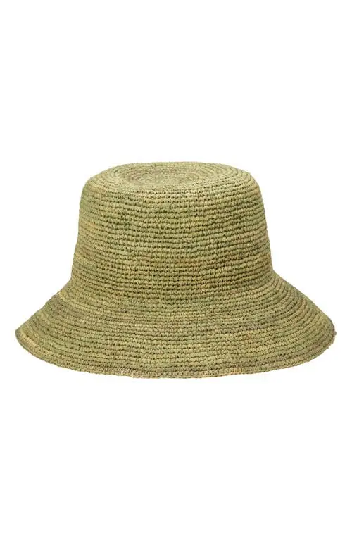 San Diego Hat Straw Bucket Hat - Green