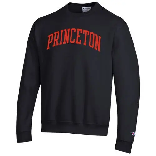 Champion Princeton Tigers Basic Arch Fleece Pullover Sweatshirt