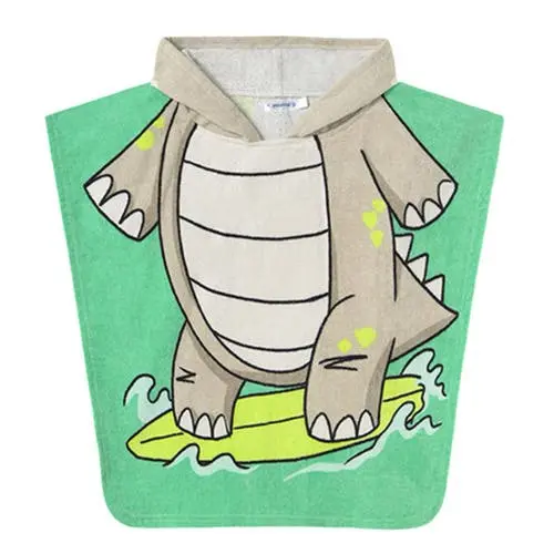 MAYORAL Surfing Dinosaur Hoodie Towel