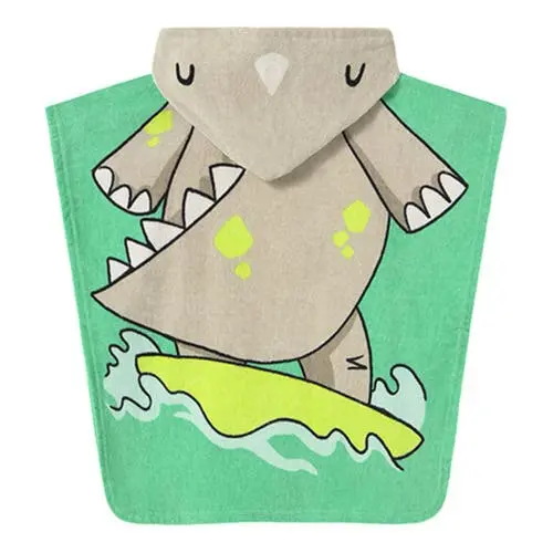 MAYORAL Surfing Dinosaur Hoodie Towel