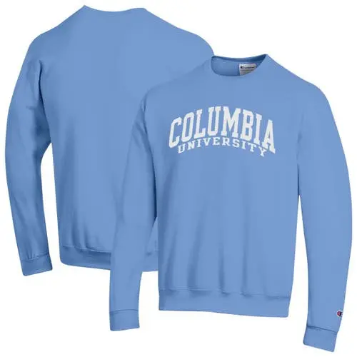Champion Columbia University Basic Arch Fleece Pullover Sweatshirt