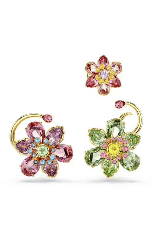SWAROVSKI Idyllia Studs And Ear Cuff Set - Multicolored