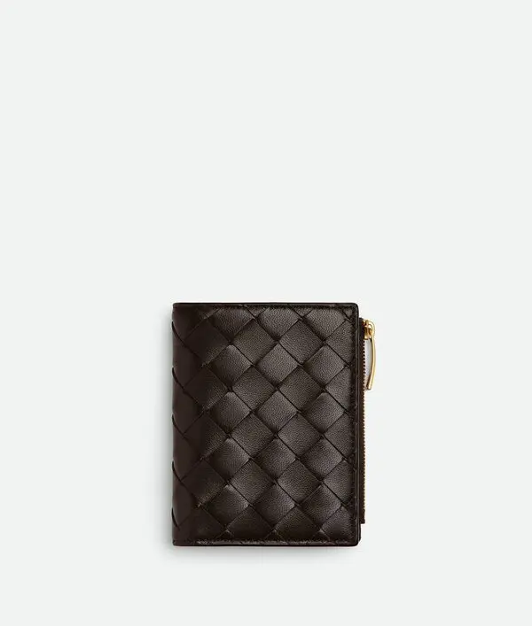 Bottega Veneta Intrecciato Small Bi-fold Wallet - Fondant