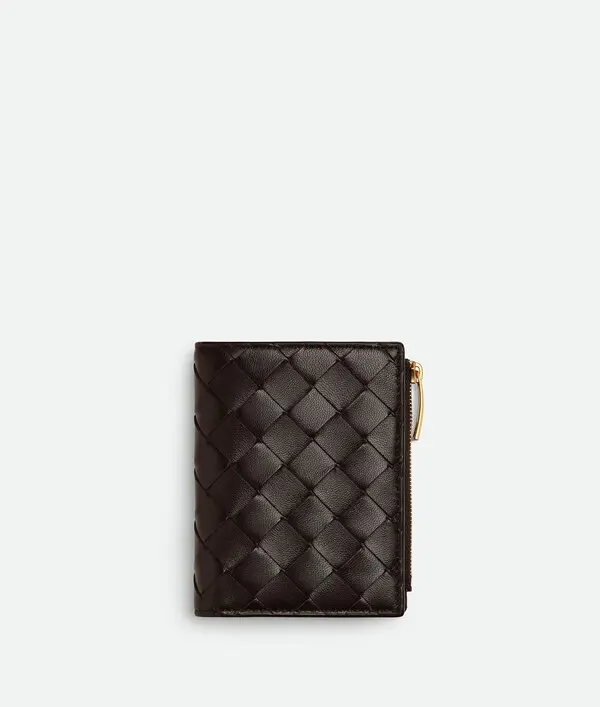 BOTTEGA  VENETA Intrecciato Small Bi-fold Wallet - Fondant