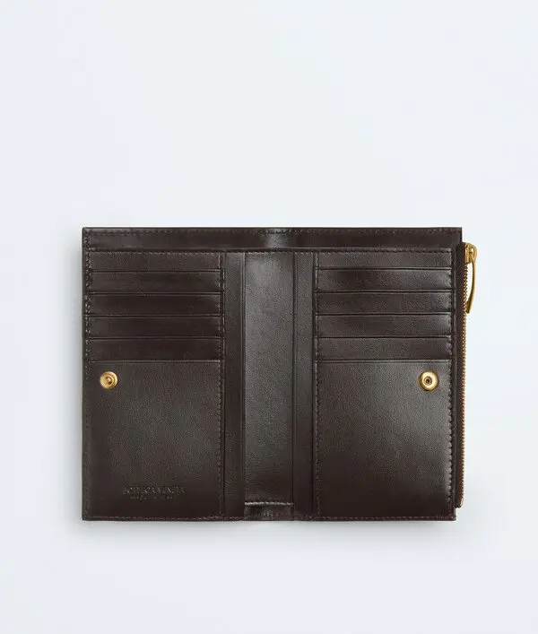 Bottega Veneta Intrecciato Medium Bi-fold Wallet - Fondant