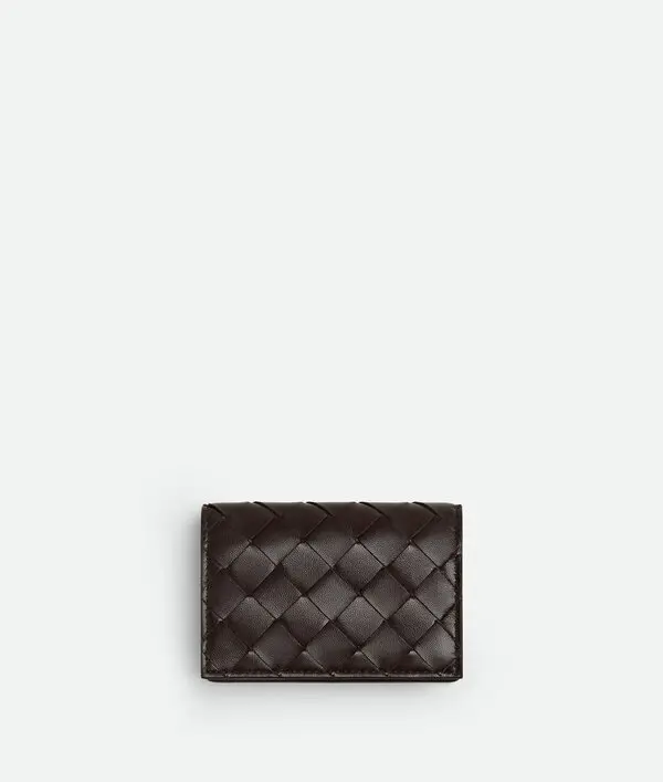 BOTTEGA  VENETA Intrecciato Business Card Case - Fondant
