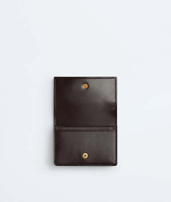 Bottega Veneta Intrecciato Business Card Case - Fondant