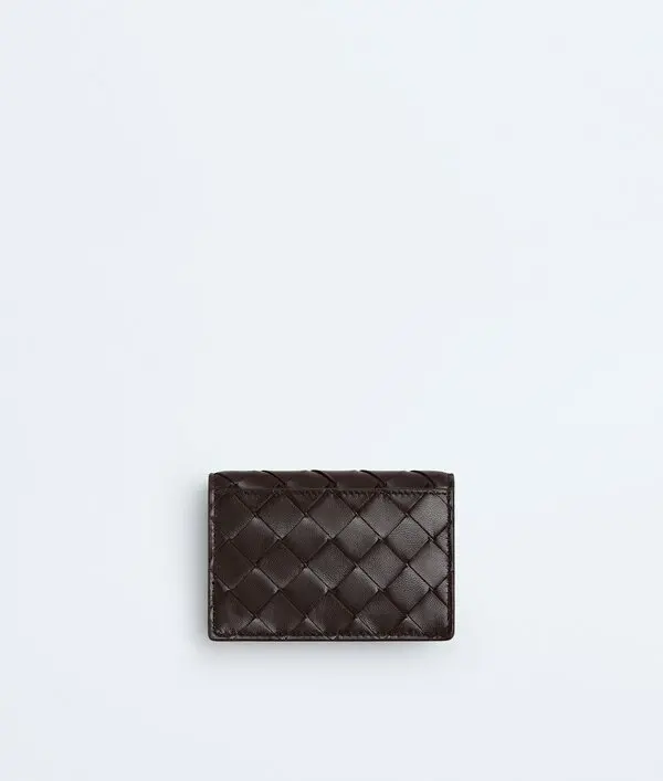 Bottega Veneta Intrecciato Business Card Case - Fondant