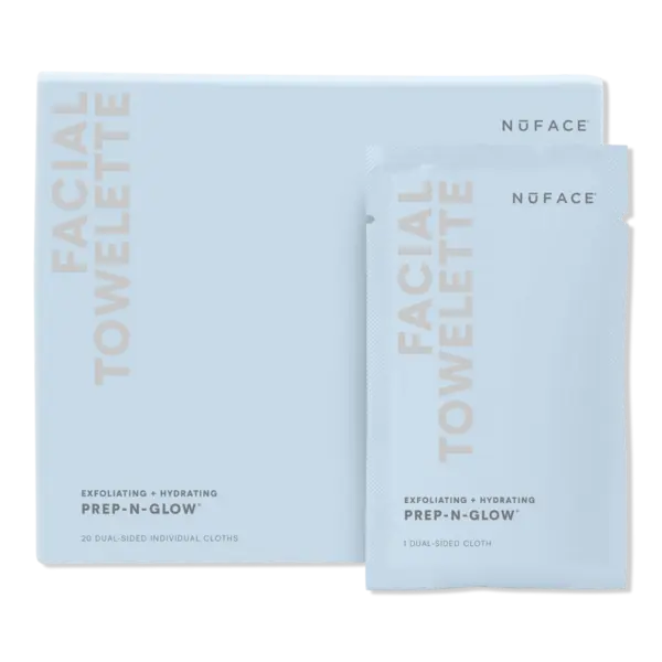 NUFACE Prep-n-glow Facial Towelettes - One-color
