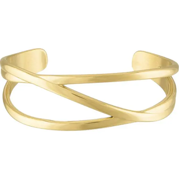 Ben Oni Crossover Cuff Bracelet - Gold